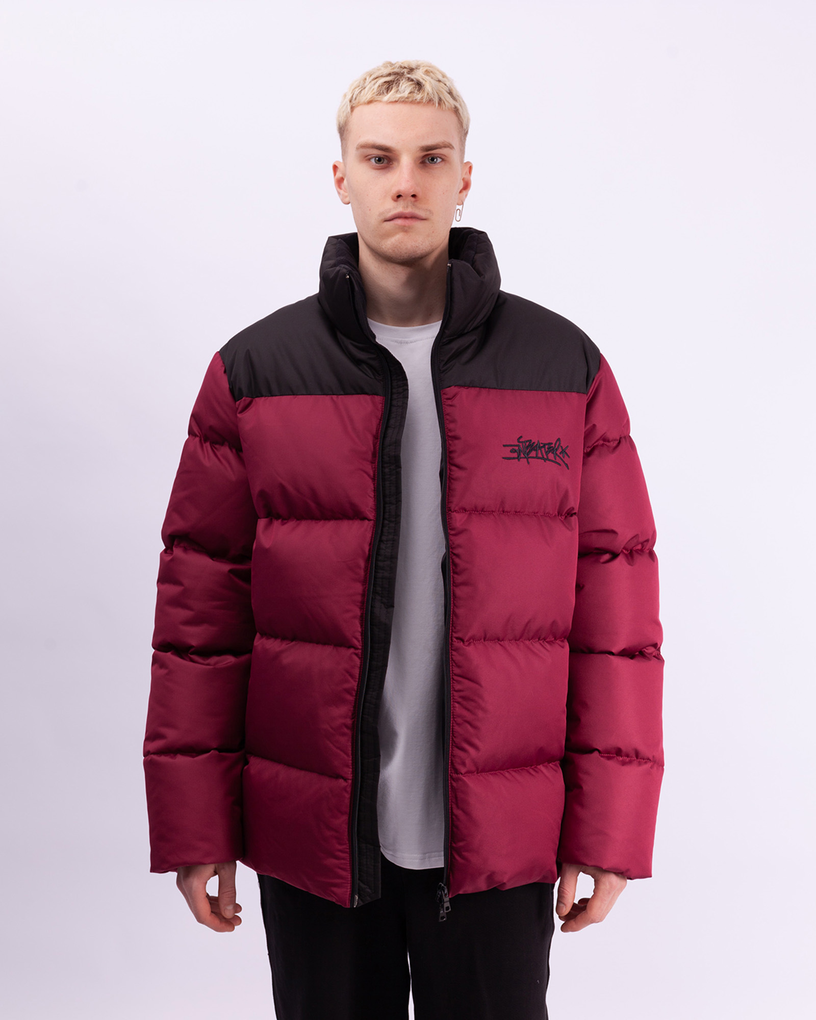 Куртка Anteater DownJacket, артикул Downjacket-Combo-Bordo в магазине Creamshop.ru